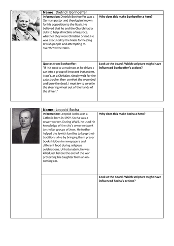 Religion, Peace and Conflict - WW2 Case Study Unit (Revision ...