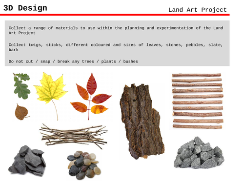 3D Design Land Art Project | Teaching Resources