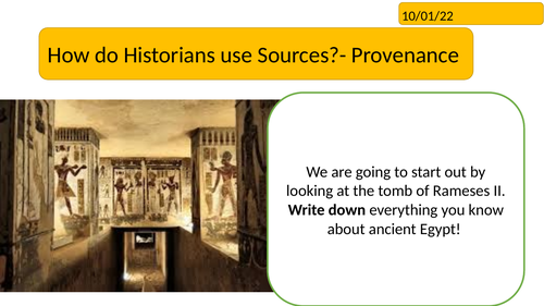 Introduction to Sources- Provenance and Bias | Teaching Resources