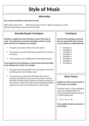 BTEC Level 1/2 Tech Award in Music Practice - Component 1 Complete ...