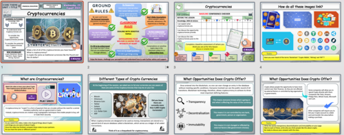 Cryptocurrencies Blockchain + Bitcoin | Teaching Resources