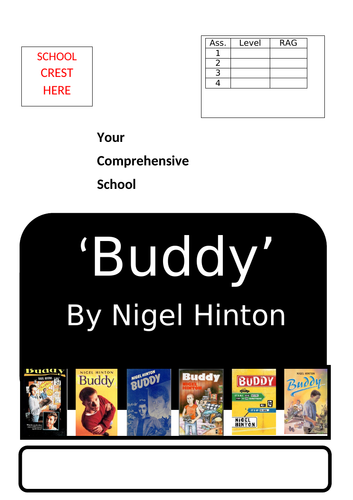 KS3 Class Text: 'Buddy', by Nigel Hinton - Pupil Workbook | Teaching ...