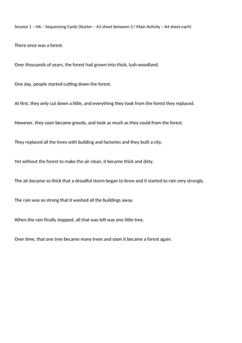 A Forest by Marc Martin - Year 2 - Writing Skills and Story Writing ...