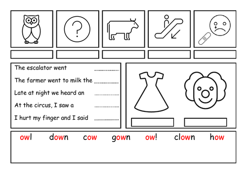 Sounds Words and Sentences Booklet KS1 | Teaching Resources
