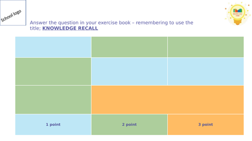Knowledge Recall | Teaching Resources