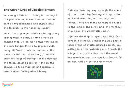 Year 2 Reading Skills - The Adventures of Cassie Norman | Teaching ...