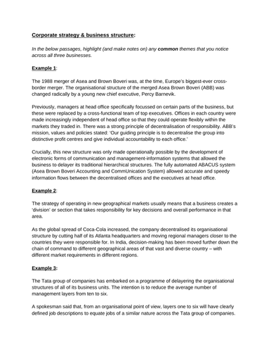 Introduction to strategic management (A-level Business) | Teaching ...