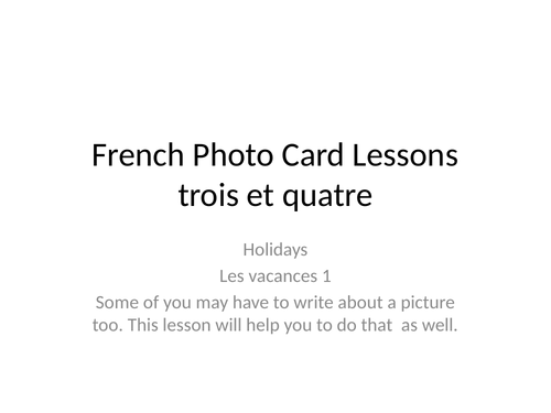 French Speaking Card Practice | Teaching Resources