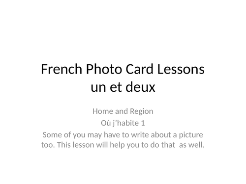 French Speaking Card Practice | Teaching Resources