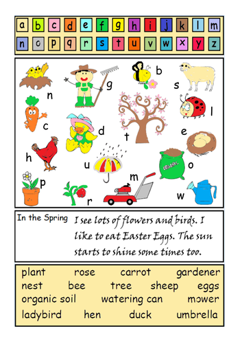 4 Seasons Phonics Worksheets KS1 | Teaching Resources