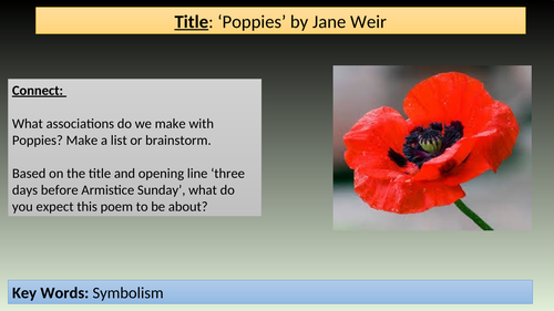 War Poetry (FULL UNIT) | Teaching Resources