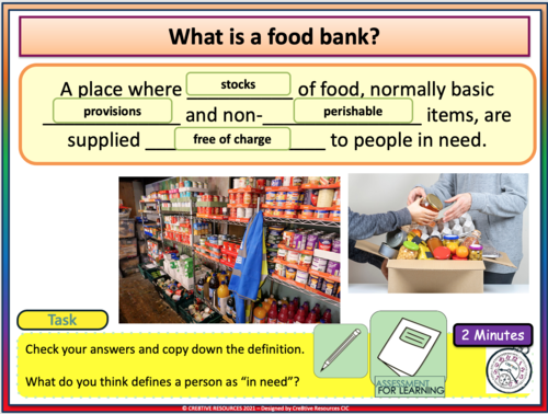 What is a Food Bank? | Teaching Resources