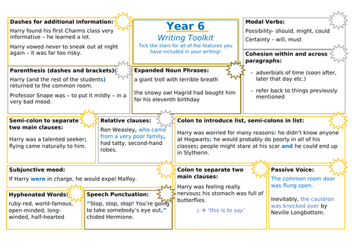 Year 6 Writing Toolkit | Teaching Resources Year 6 Writing Toolkit | Teaching Resources