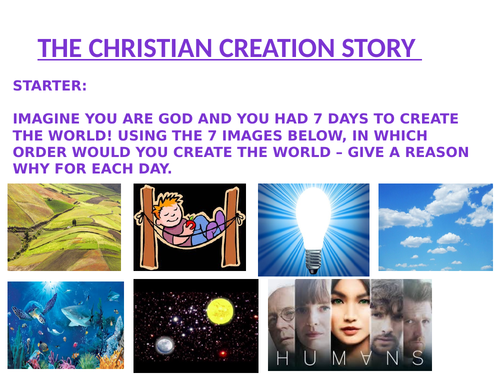 Key Stage 3: Christian Creation Story | Teaching Resources