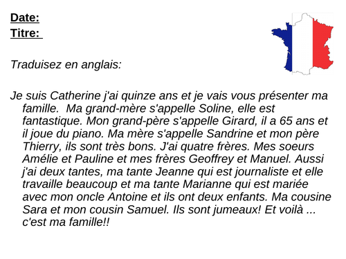 AQA / EDEXCEL Studio GCSE French (Higher) – Module 1 – Qui suis-je ...