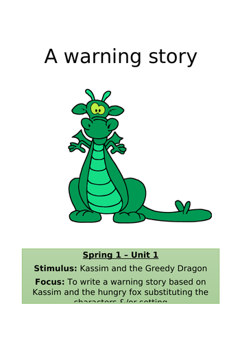 Talk For Writing - Kassim and the Greedy Dragon Year 2 | Teaching Resources