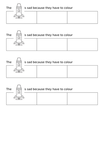 The Day the Crayons Quit - various resources to support | Teaching ...