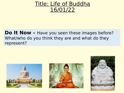 Introduction to Buddhism - KS3 | Teaching Resources