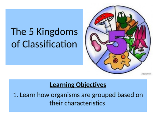 KS3 - 5 Kingdoms of Classification | Teaching Resources