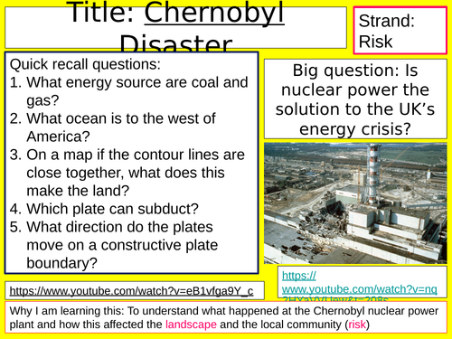 What happened at Chernobyl? | Teaching Resources