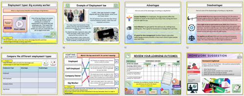 The Gig Economy - Careers | Teaching Resources