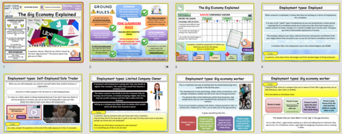 The Gig Economy - Careers | Teaching Resources