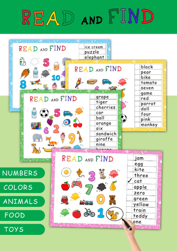 Read and Find Picture part 1 | Teaching Resources