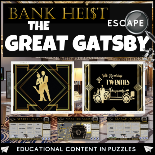 Great Gatsby Escape Room | Teaching Resources