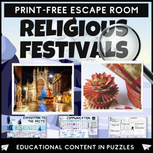 Religious Festivals Escape Room | Teaching Resources