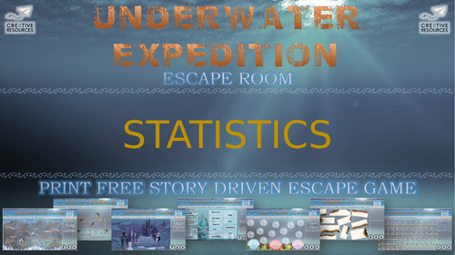 Statistics Maths Escape Room | Teaching Resources