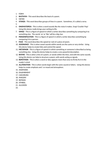 WJEC Welsh Writers - Poetry Comparison NEA Preparation for 'My Box ...