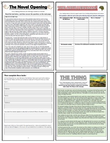 The War of the Worlds - Comprehension Activities Booklet! | Teaching ...