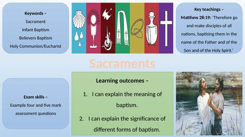 Sacraments | Teaching Resources