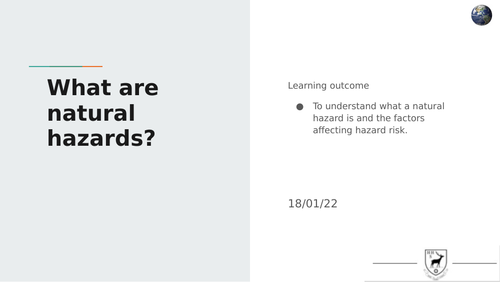 AQA GCSE Geography Challenge of Natural Hazards - Full unit | Teaching ...
