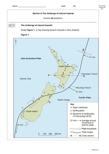 AQA GCSE Geography Challenge of Natural Hazards - Full unit | Teaching ...