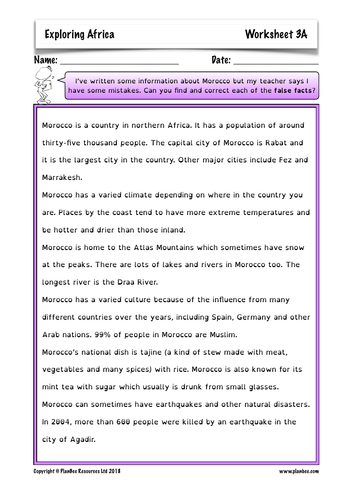 Africa Continent Study | Teaching Resources