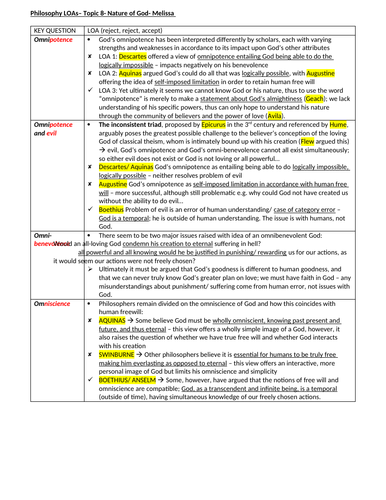 OCR A LEVEL- ALL A* PHILOSOPHY ESSAY PLANS | Teaching Resources