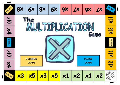 The Multiplication Game | Teaching Resources
