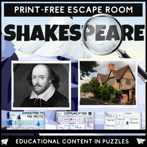 Shakespeare Escape Room | Teaching Resources