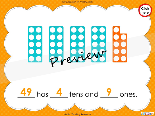 Numbers to 100 - Year 1 | Teaching Resources