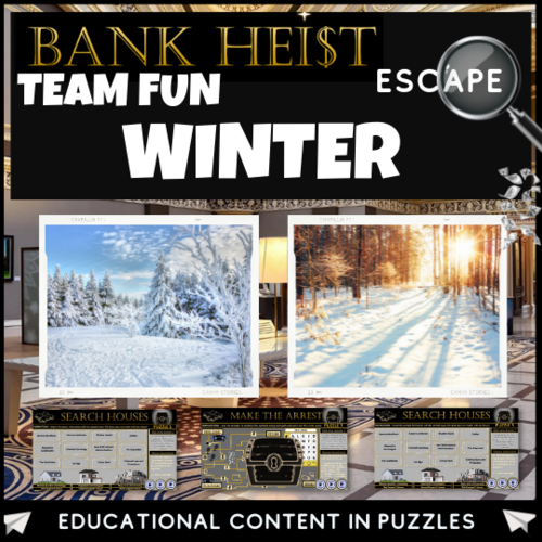 Winter Escape Room | Teaching Resources
