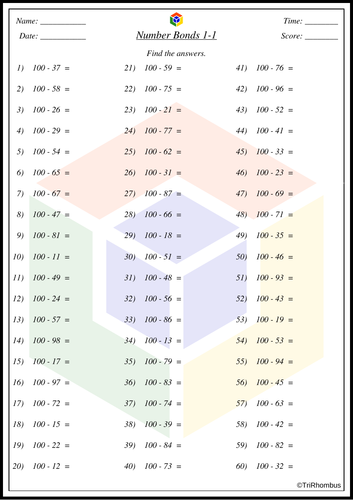12 Number Bonds A | Teaching Resources