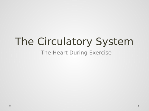 Circulatory System GCSE PE | Teaching Resources