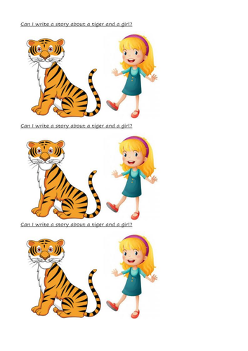 The Tiger Who Came to Tea full half term worth of plans | Teaching ...