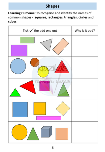 Functional Skills Maths - Entry Level 1 - Shape, Position, Direction ...