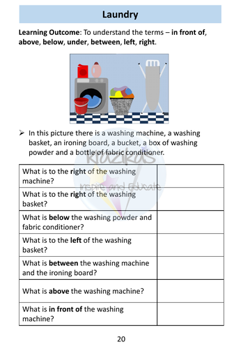 Functional Skills Maths - Entry Level 1 - Shape, Position, Direction ...