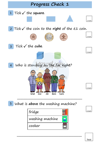 Functional Skills Maths - Entry Level 1 - Shape, Position, Direction ...