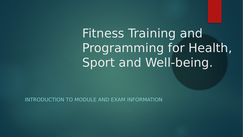 Unit 2 Fitness Training and Programming (BTEC Level 3 Sport) | Teaching ...