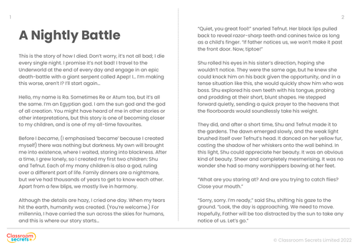 Year 4 Reading Skills - A Nightly Battle | Teaching Resources