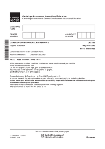 Guided Solutions CAIE 0607 May June 2019/63 | Teaching Resources Guided Solutions CAIE 0607 May June 2019/63 | Teaching Resources